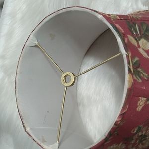 Vinatge Unknown | Accents | Rare Antique Rooster Lamp Wfloral Shade ...